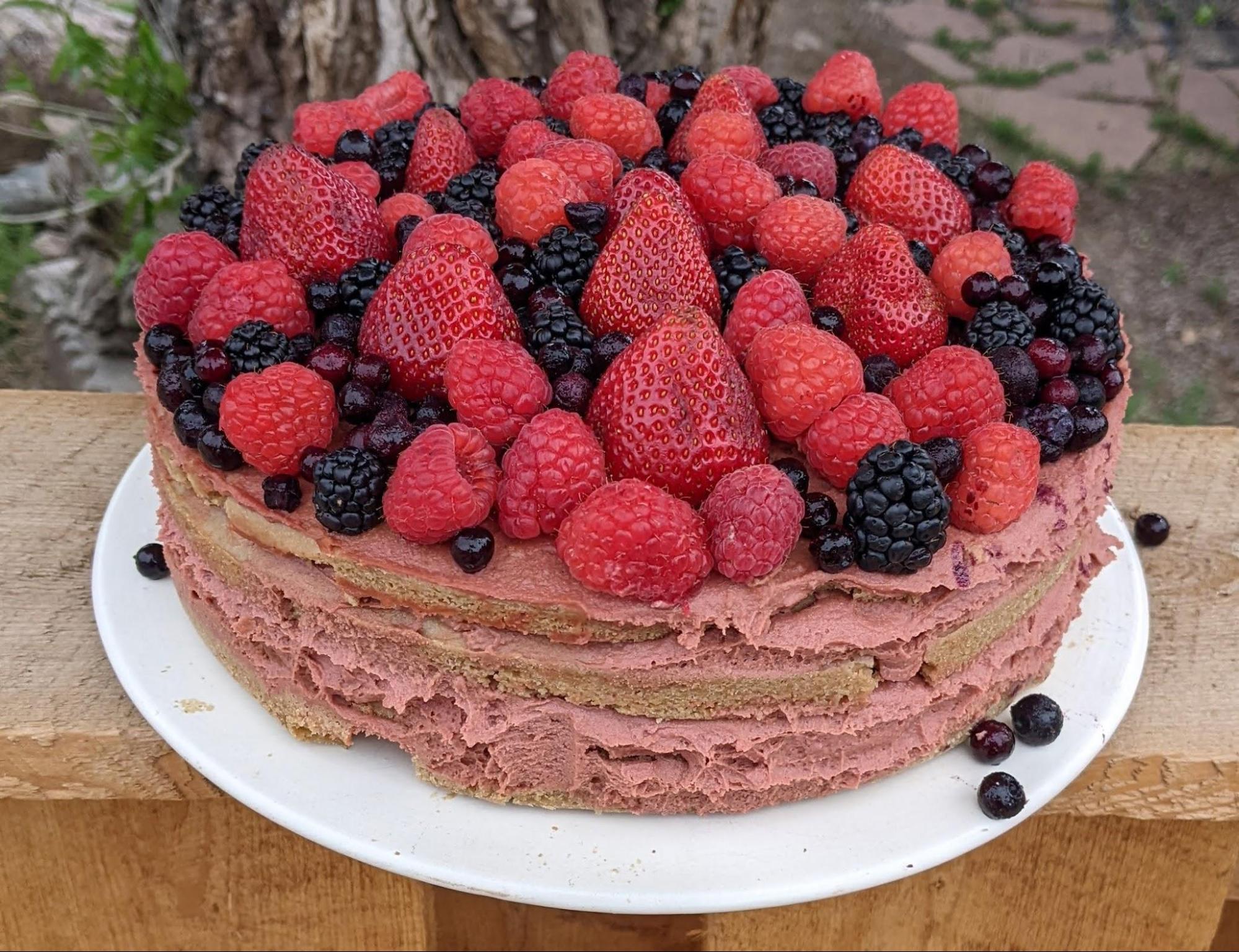 Strawberry Cake Recipe – JustOne Organics®